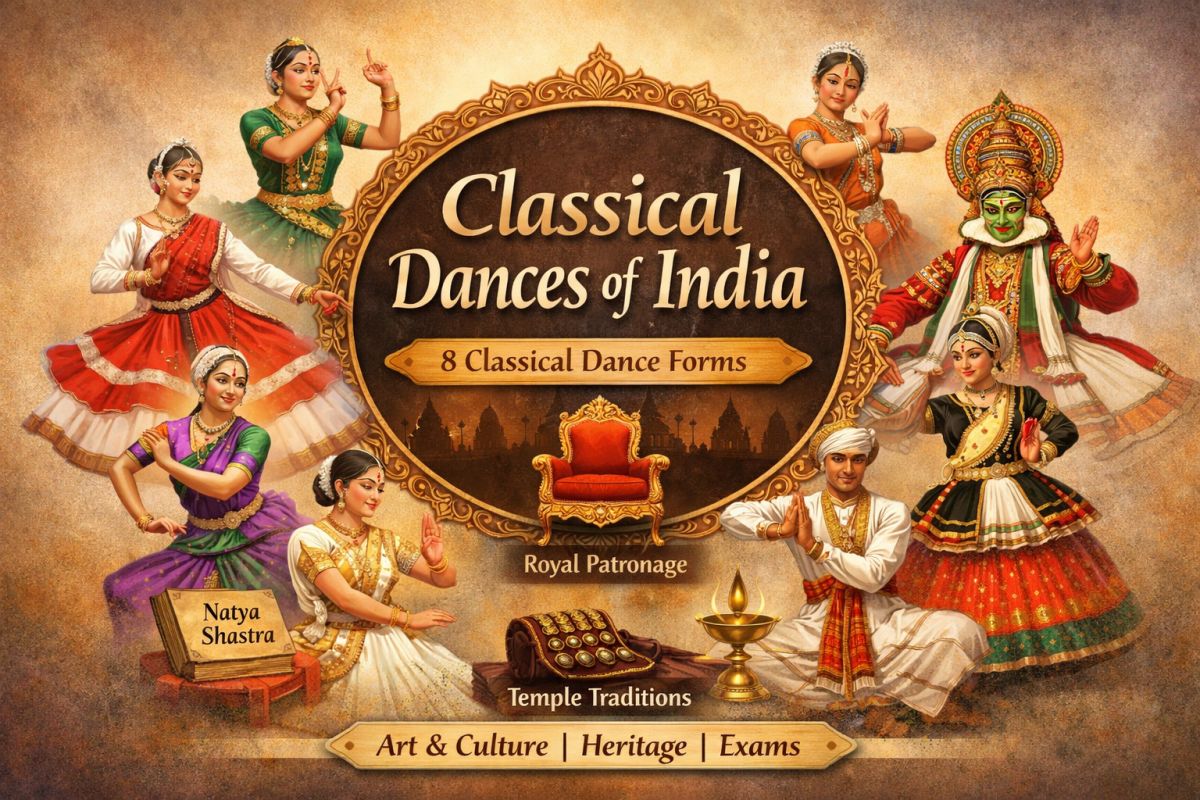 Main Classical Dances in India: List of 8 Classical Dance Forms with ...
