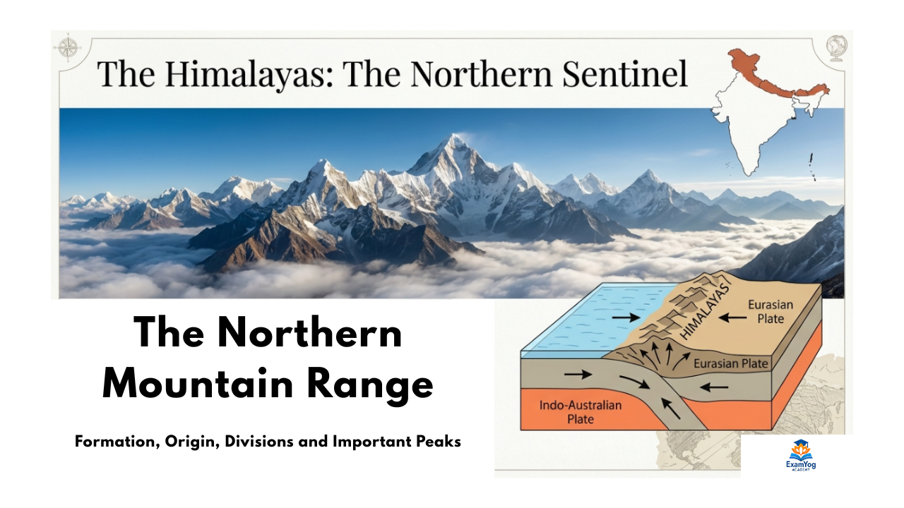 Northern Mountain of India NCERT Notes: Himalayan Range - Formation ...